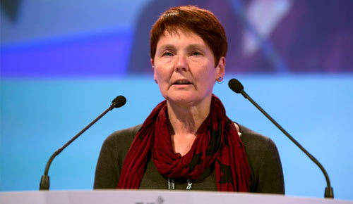 Barbara Verrall at TUC Congress in Liverpool. Photo: Jess Hurd | The ...