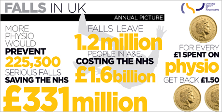 Infographic - physiotherapy and falls in the UK | The Chartered Society ...