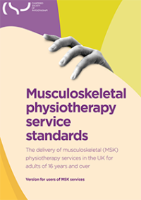 MSK service standards - patient version | The Chartered Society of ...